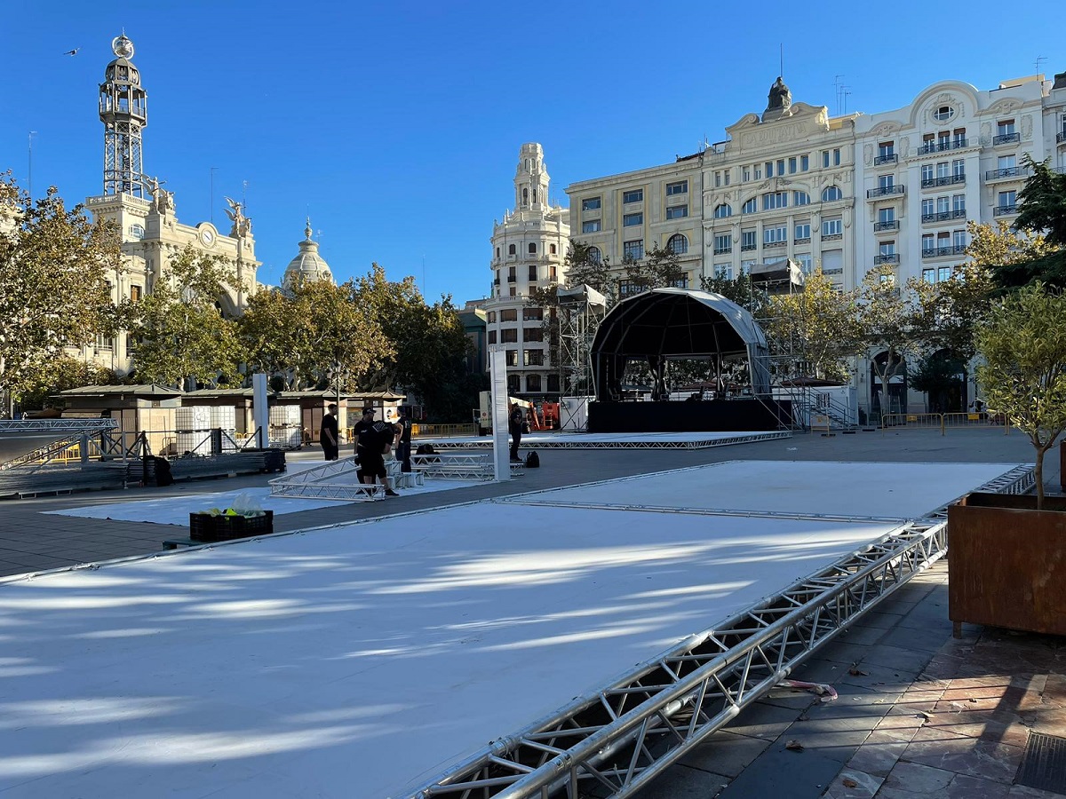 Una X gigante marca en Valencia dónde se celebrará el VLC Tech X-perience