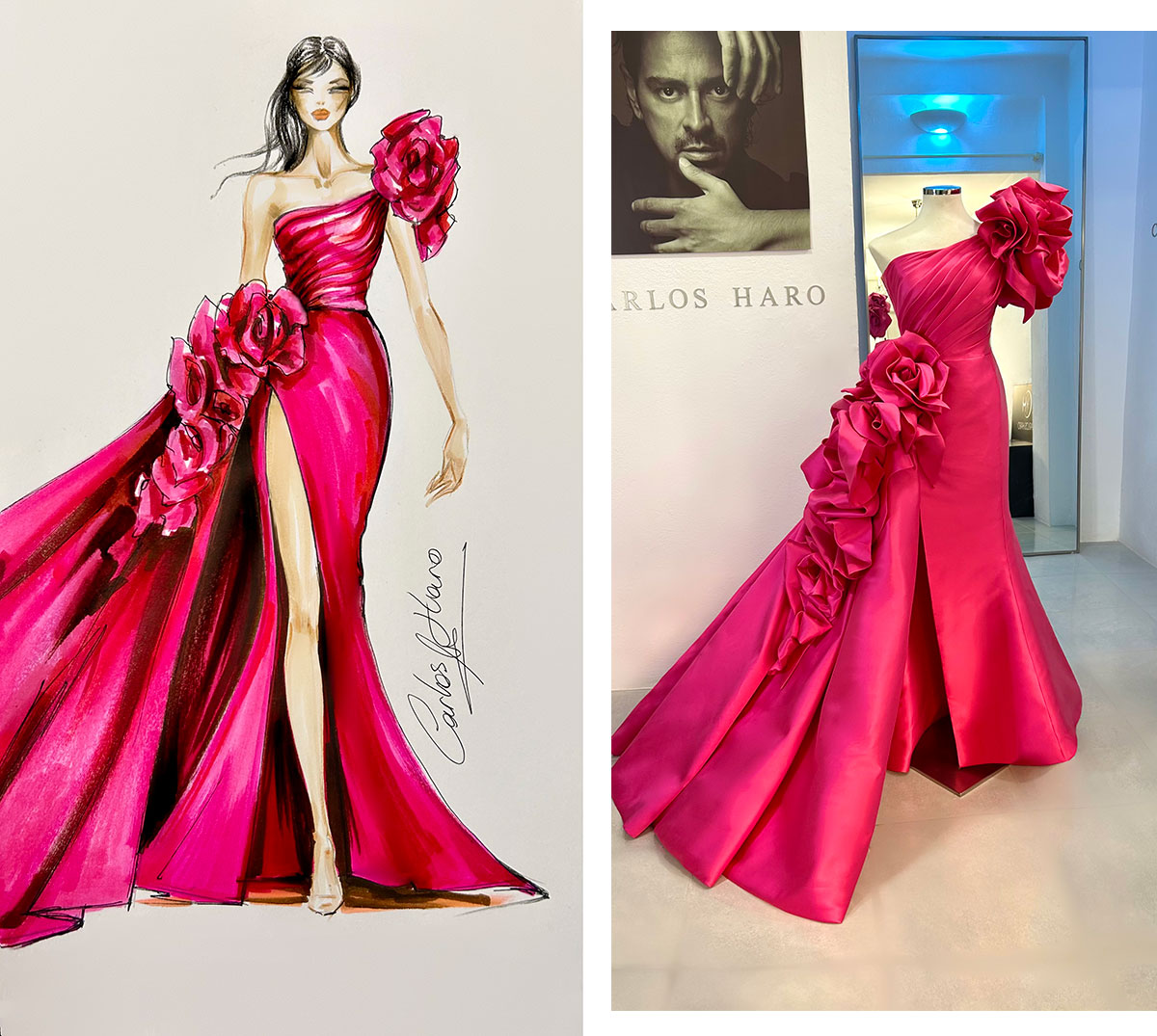 El valenciano Carlos Haro diseña el vestido de Marta Flich para las Campanadas en Telecinco y Cuatro